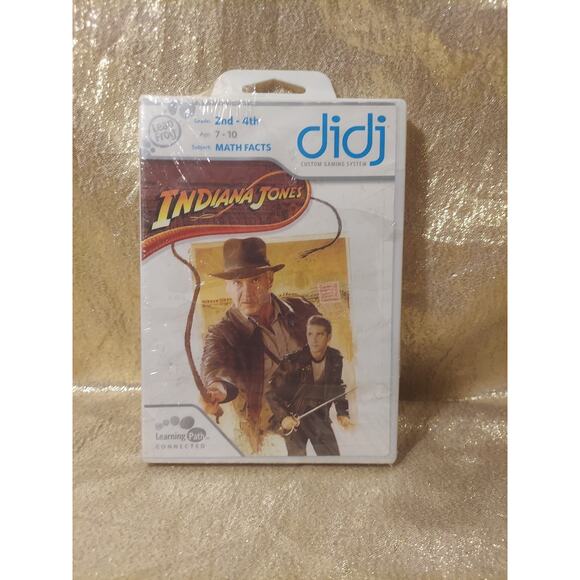 Leapfrog | Toys | New Leap Frog Didj Indiana Jones Math Facts Game ...